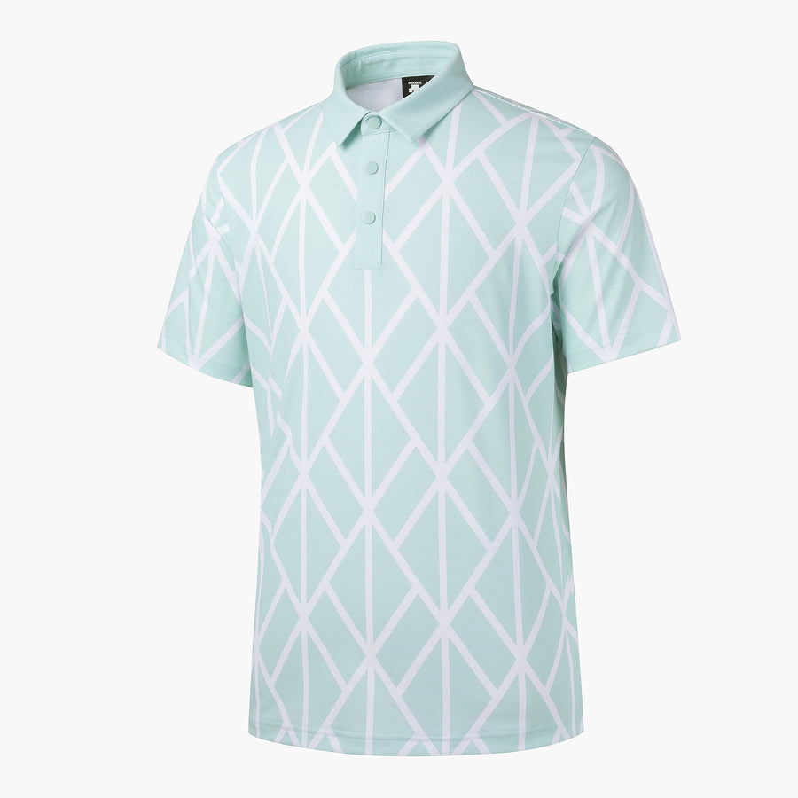 DESCENTE 男士專業運動POLO衫單品