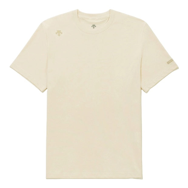 ESSENTIAL SMALL WORDING COTTON SHORT SLEEVE T-SHIRT 女士 運動上衣